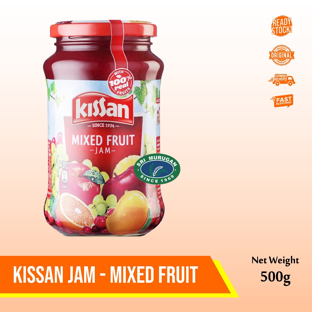 Jual Kissan Jam - Mix Fruit 500 GM | Shopee Indonesia