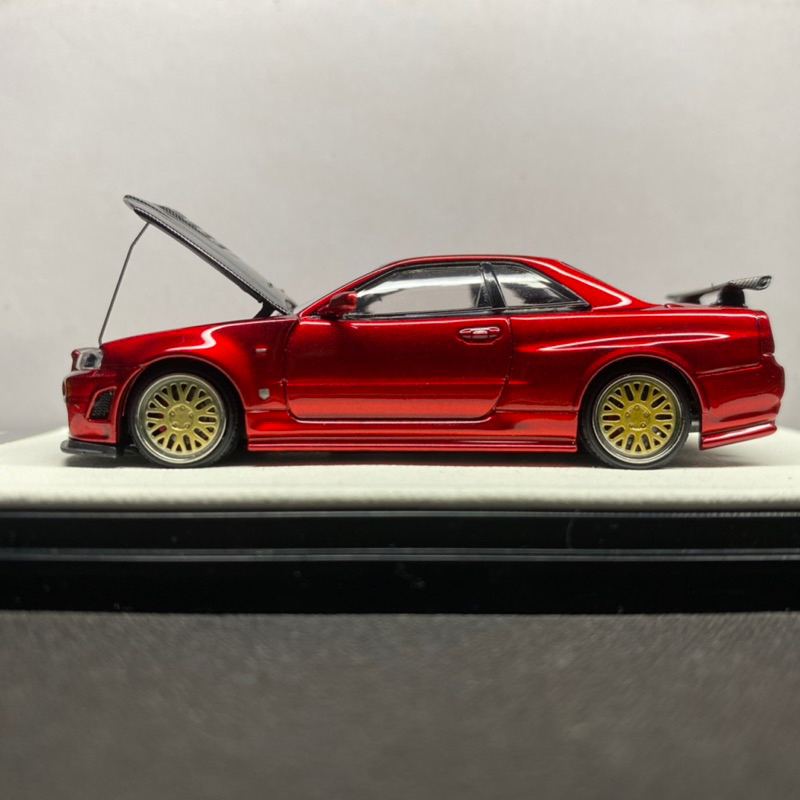 Jual Time Micro - Nissan GTR R34 Red With Carbon Hood (UNSEALED ...
