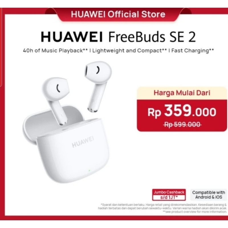 Jual HUAWEI FREEBUDS SE2 | Shopee Indonesia