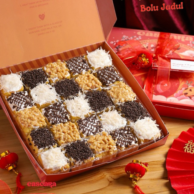 Jual Cascara Cookies - Kue Bolu Chiffon Jadul Rasa Cokelat Keju 20x20cm ...