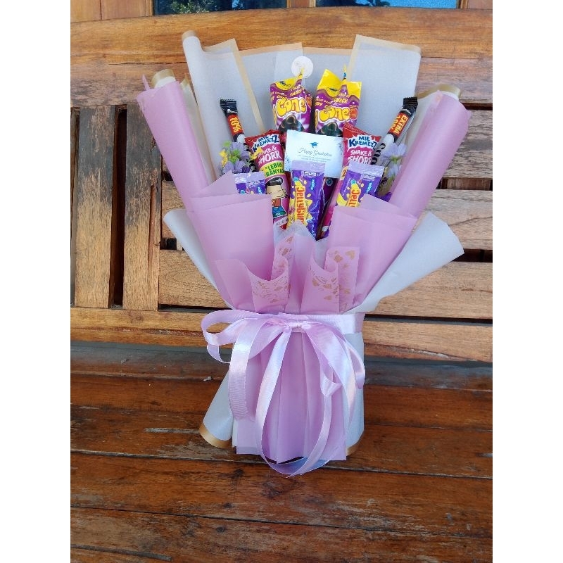 Jual buket jajan buket snack buket wisuda buket ultah buket valentine ...
