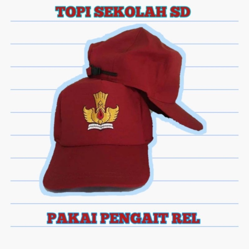 Jual TOPI SEKOLAH SD / SMP DENGAN REL | Shopee Indonesia