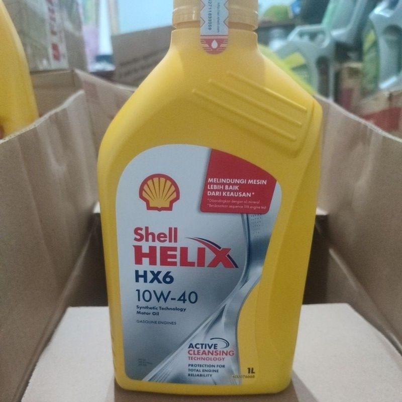 Jual Oli Shell Helix HX6 10W40 1L | Shopee Indonesia
