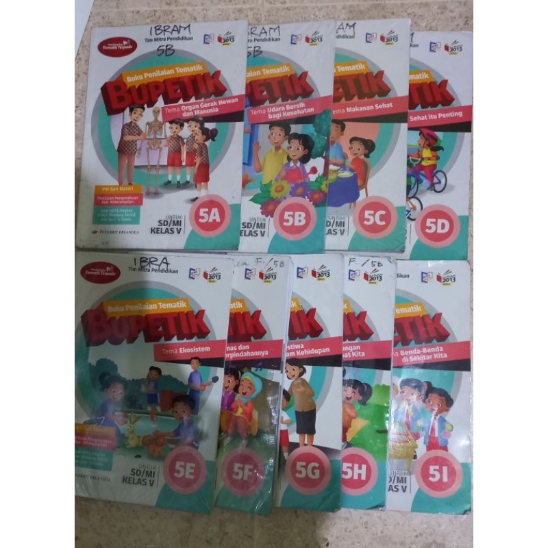 Jual HARGA 3 BUKU BEKAS bupetik 5A 5B 5C 5D 5E 5F 5G 5H 5I bekas ...