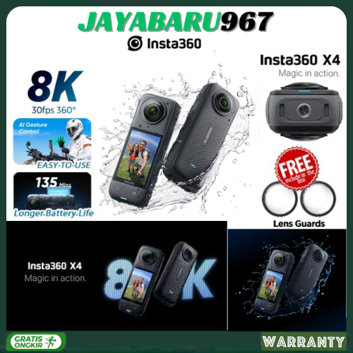 Jual Insta 360 X4 8K Camera Action Adventure Bundle Kit | Shopee Indonesia