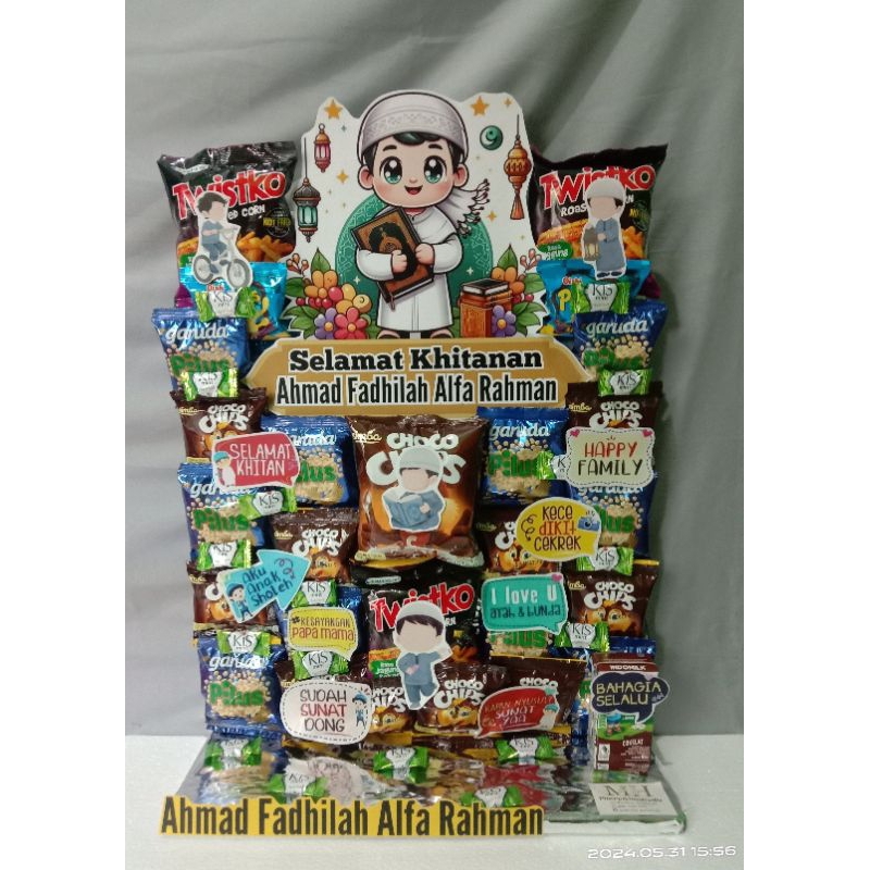 Jual Snack Tower Box/Snack Tower Mading Untuk Ulang Tahun, Perpisahan ...