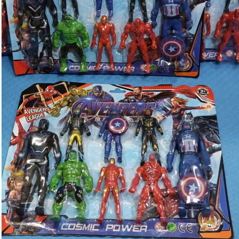 Jual Mainan Robot Super Hero Avengers - Robot Figure Avengers Isi 8 pcs ...
