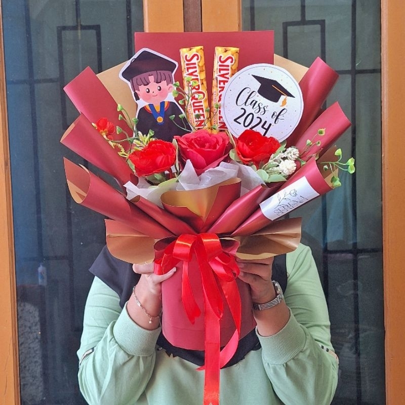 Jual Buket bunga coklat wisuda | Shopee Indonesia