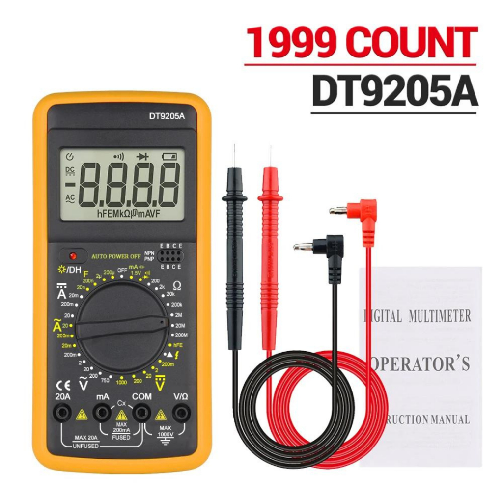 Jual AVO METER | MULTI TESTER DIGITAL DT9205A | AVO METER DIGITAL ...