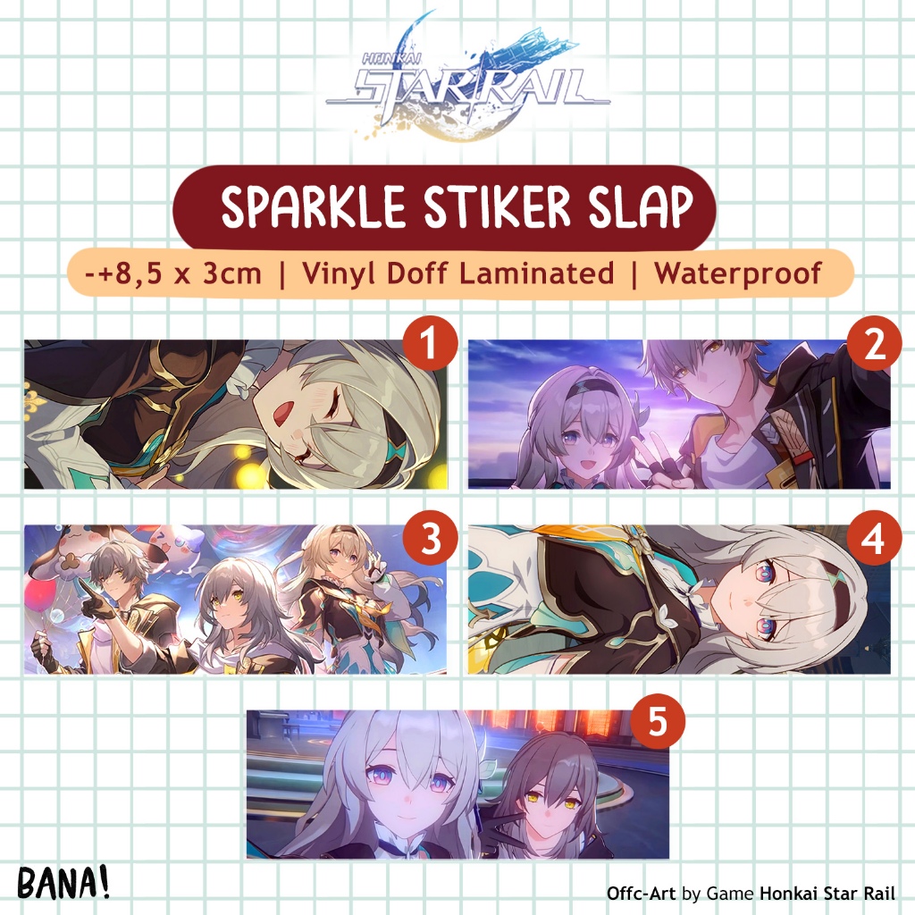 Jual Stiker Firefly Honkai Star Rail Stiker Anime Waterproof | BANA ...