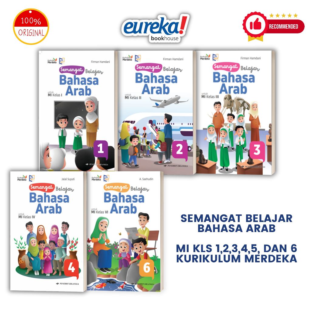 Jual SEMANGAT BELAJAR BAHASA ARAB MI KELAS 1, 2, 3, 4, DAN 6 - KM (KURIKULUM MERDEKA) - ERLANGGA ...