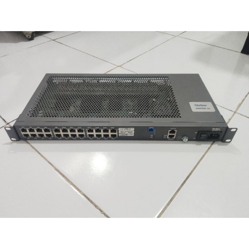 Jual switch fiberhome AN5506-10 24port , Gpon onu port biru | Shopee ...