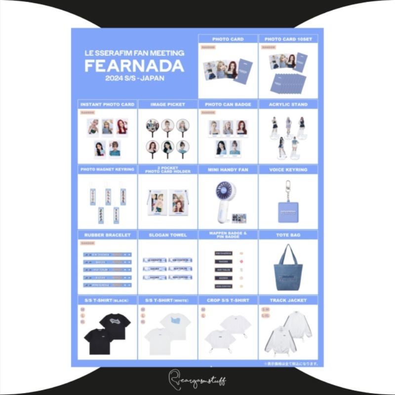 Jual LE SSERAFIM FEARNADA JAPAN FAN MEETING OFFICIAL MERCH ...
