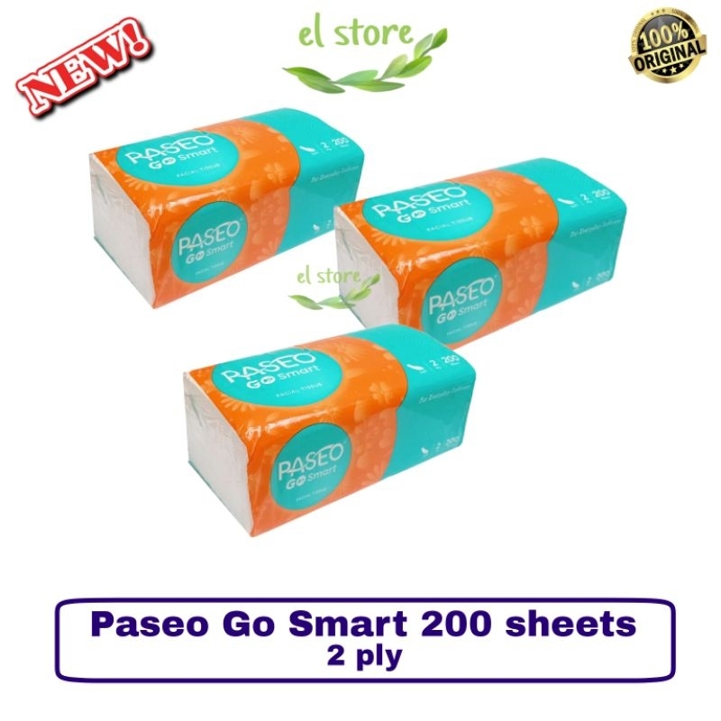 Jual Paseo Go Smart 200 sheets 2 ply | Shopee Indonesia