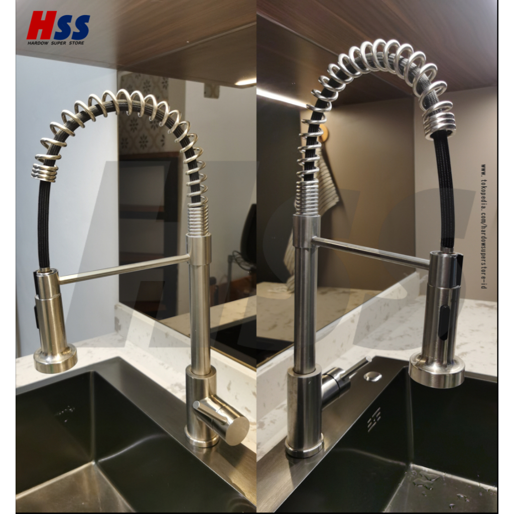 Jual Keran Kitchen Sink Stainless sus 304, Kran Pantry Dapur Flexible ...