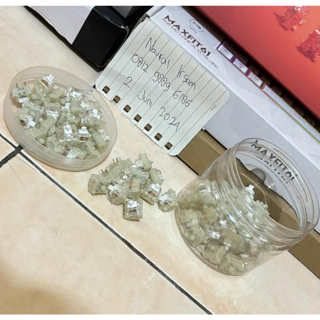 Jual Switch KTT Kang White Mechanical Keyboard | Shopee Indonesia