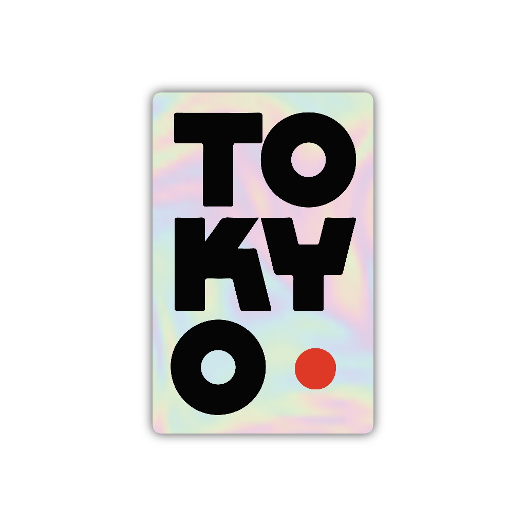 Jual Z141 sticker tokyo aesthetic, stiker hologram satuan | Shopee ...