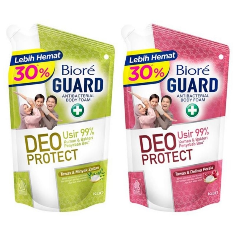 Jual BIORE Guard Deo Protect AntiBacterial Body Foam 800ml | Shopee ...