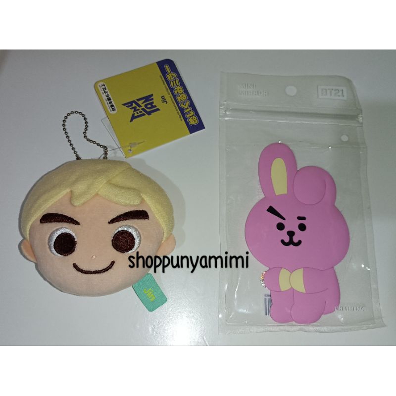 Jual BAGCHARM MIRROR TINYTAN JAPAN JIN SEOKJIN BTS IDOL ERA & HAND MIRROR KACA COOKY BT21 ...