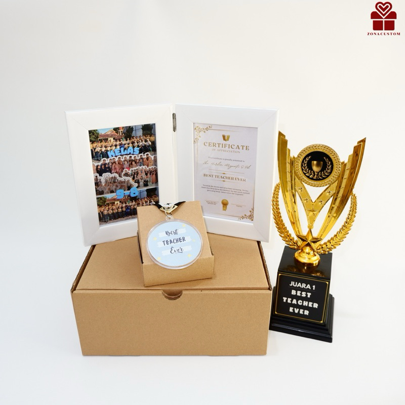 Jual Hampers Sertifikat Guru Custom Gift Teacher Best Teacher free ...
