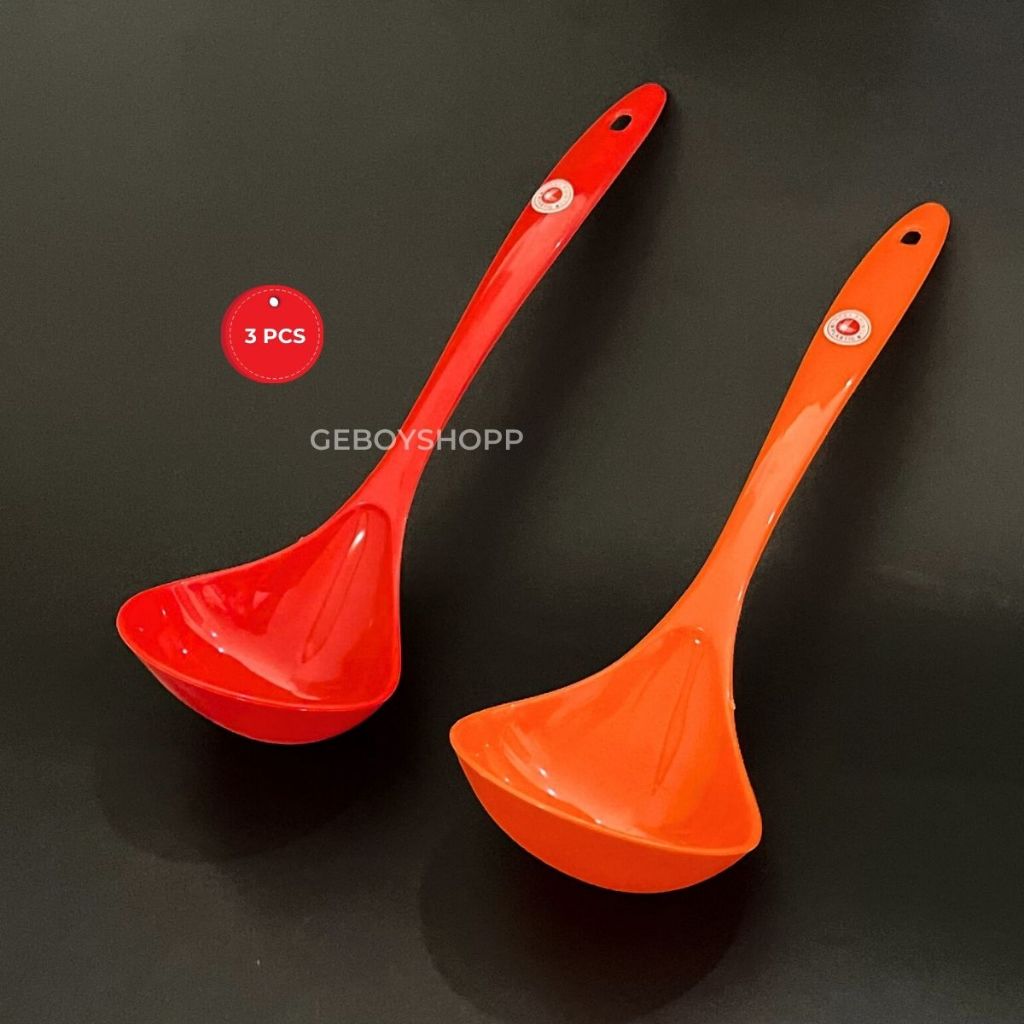Jual [3PCS] Sendok Sup Sayur Glossy Besar Glossy / Centong Sayur / Irus ...