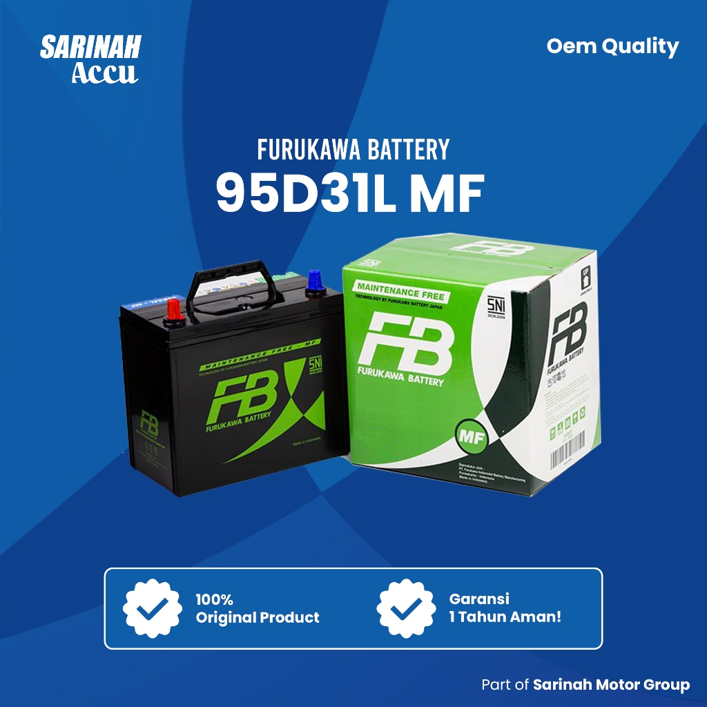 Jual ACCU/AKI KERING MOBIL DEFENDER/PAJERO DAKAR/PATROL 95D31L (80Ah) | Shopee Indonesia