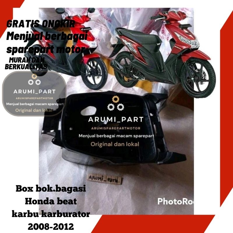 Jual Box bok bagasi tempat aki bawah jok honda beat karbu karbulator ...
