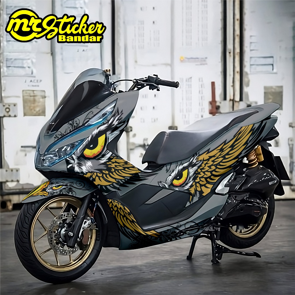 Jual Decal PCX Elang Full Body Stiker PCX Full Body Full Blok Dekal PCX ...