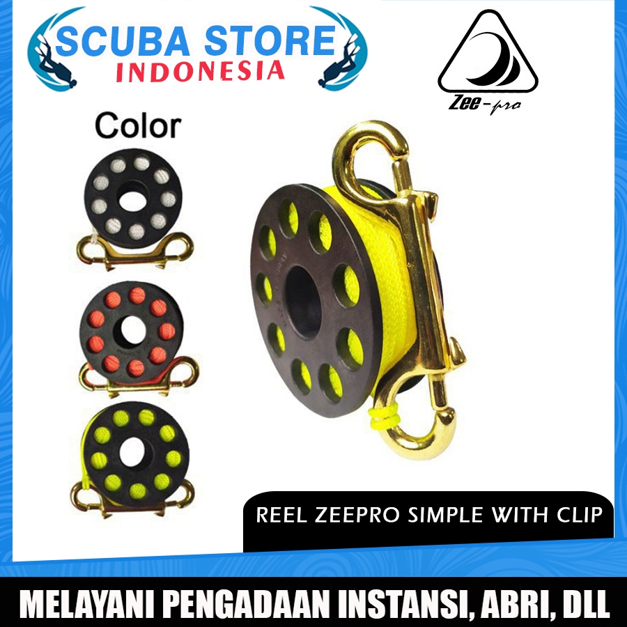 Jual Finger Reel Simple Zeepro Line SMB With Clip Tali 15 Meter Reel 30 ...