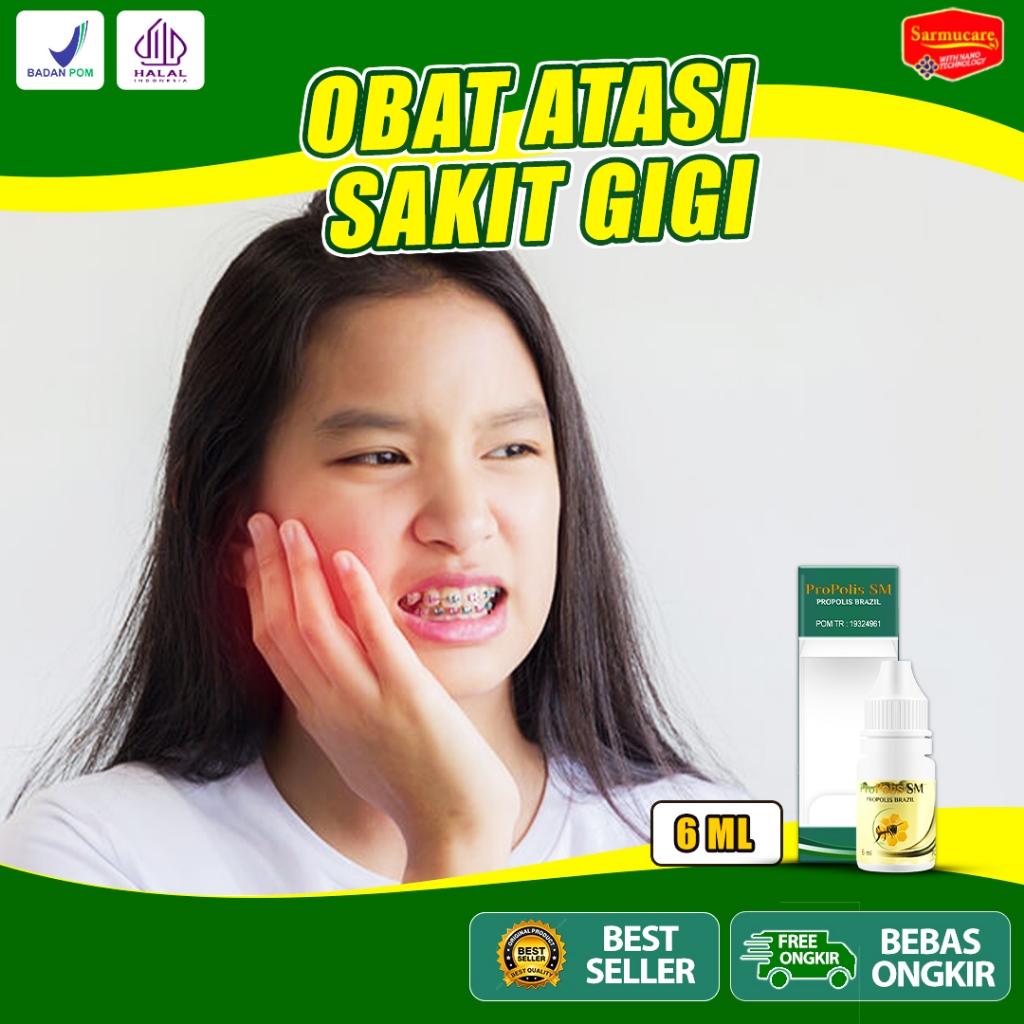 Jual Propolis SM Obat Pereda Nyeri Sakit Gigi Berlubang Bengkak Semprot ...