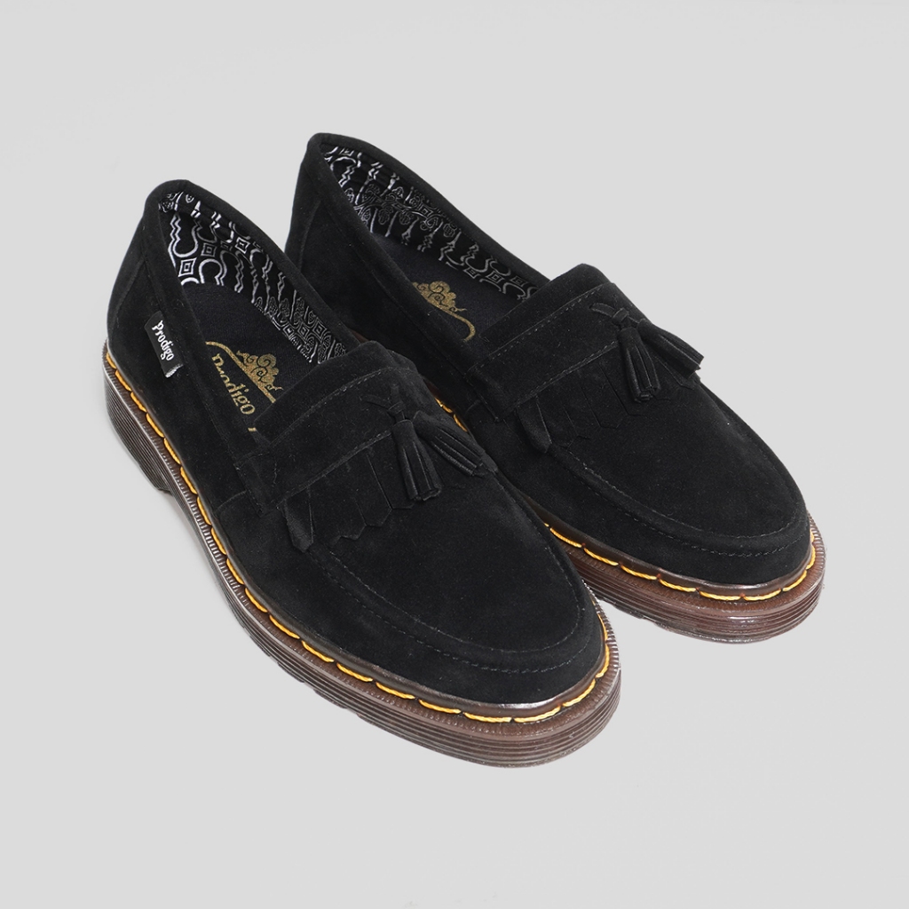 Jual Prodigo * Sepatu Pria Barito hitam | Sepatu slip on | loafer ...
