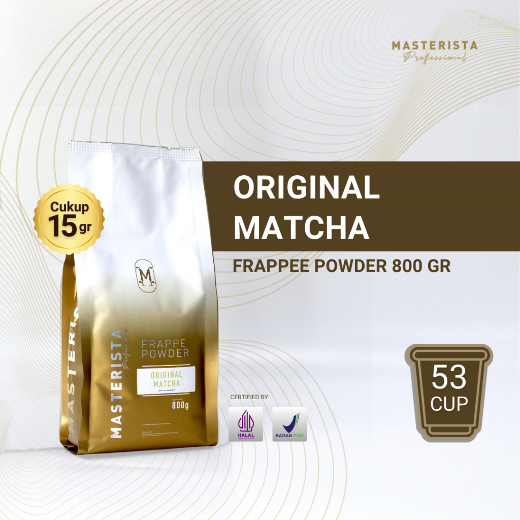 Jual Bubuk Minuman Masterista Original Matcha 800gr / Bubuk Minuman ...