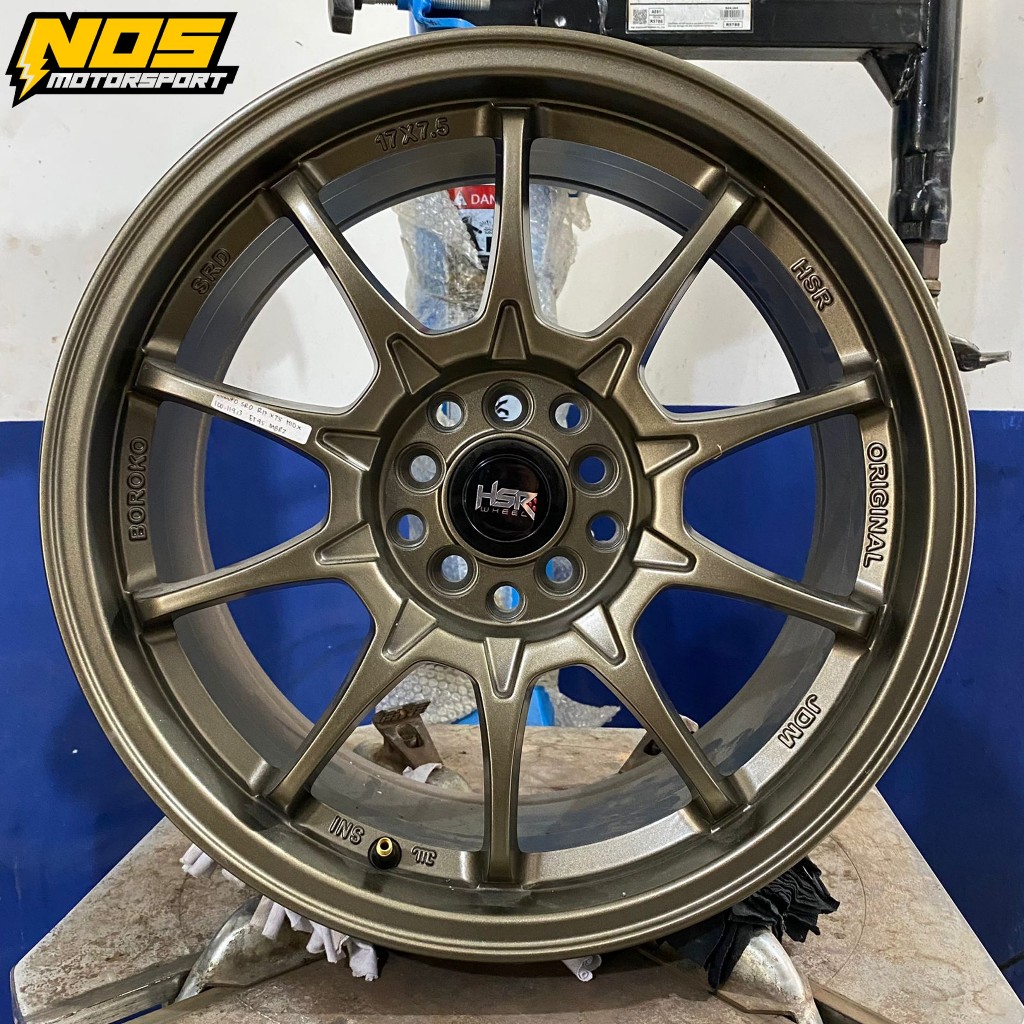 Jual Velg racing rush, xpander, outlander, hsr srd ring 17 lubang baut 5 warna bronze | Shopee ...