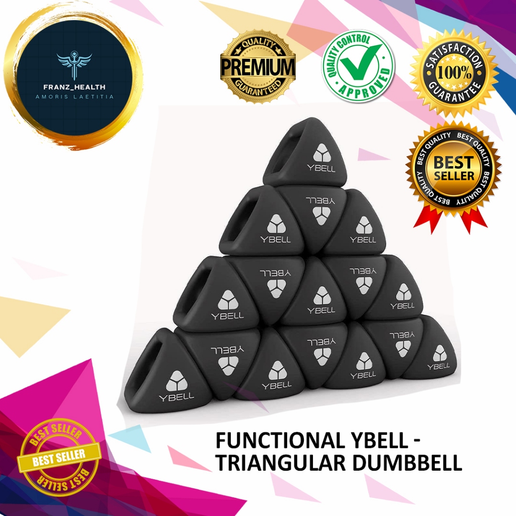 Jual Functional YBell - Triangular Dumbbell 6 KG | Shopee Indonesia