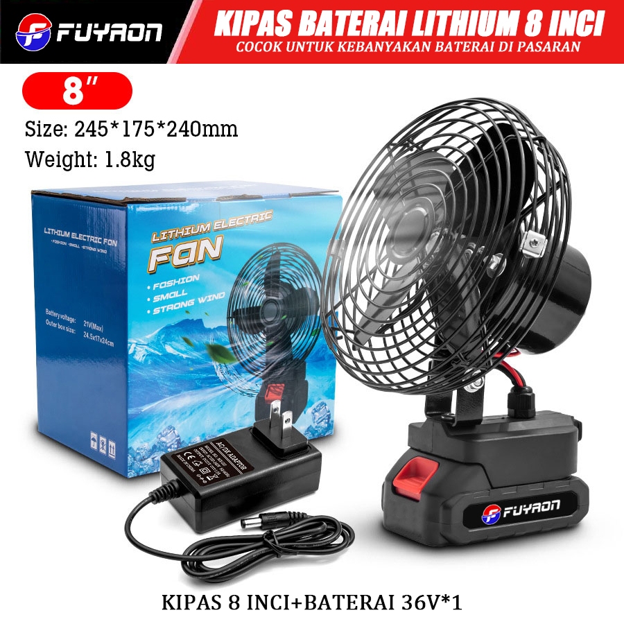 Jual FUYAON Kipas Besi Kipas Darurat 8 Inci Kipas Mini Kipas Portabel ...