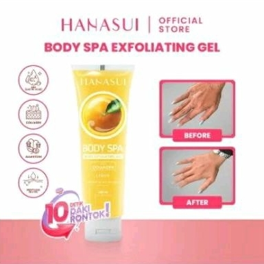 Jual HANASUI VITA BODY SPA EXFO GEL LEMON 180ML | Shopee Indonesia