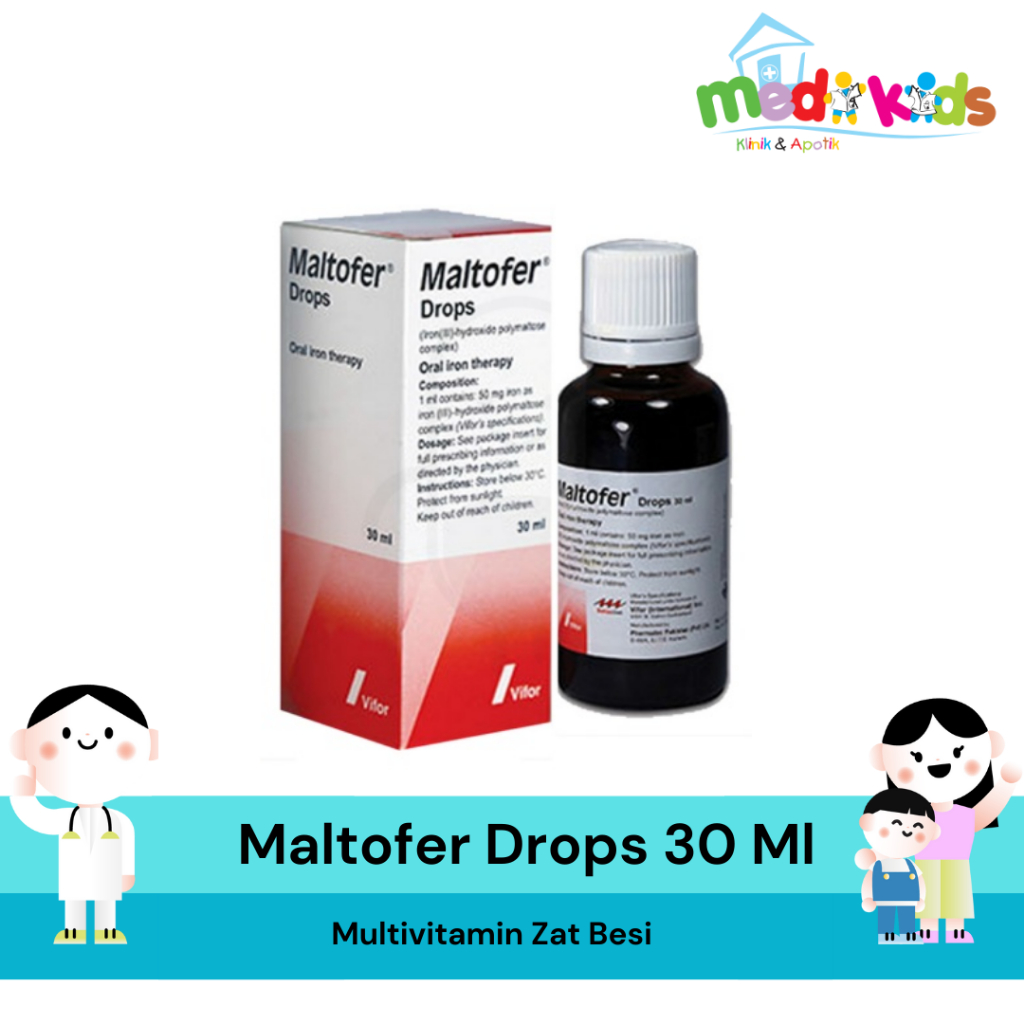 Jual Maltofer Drop Drops Obat Tetes 30ml Iron Polymaltose Complex ...