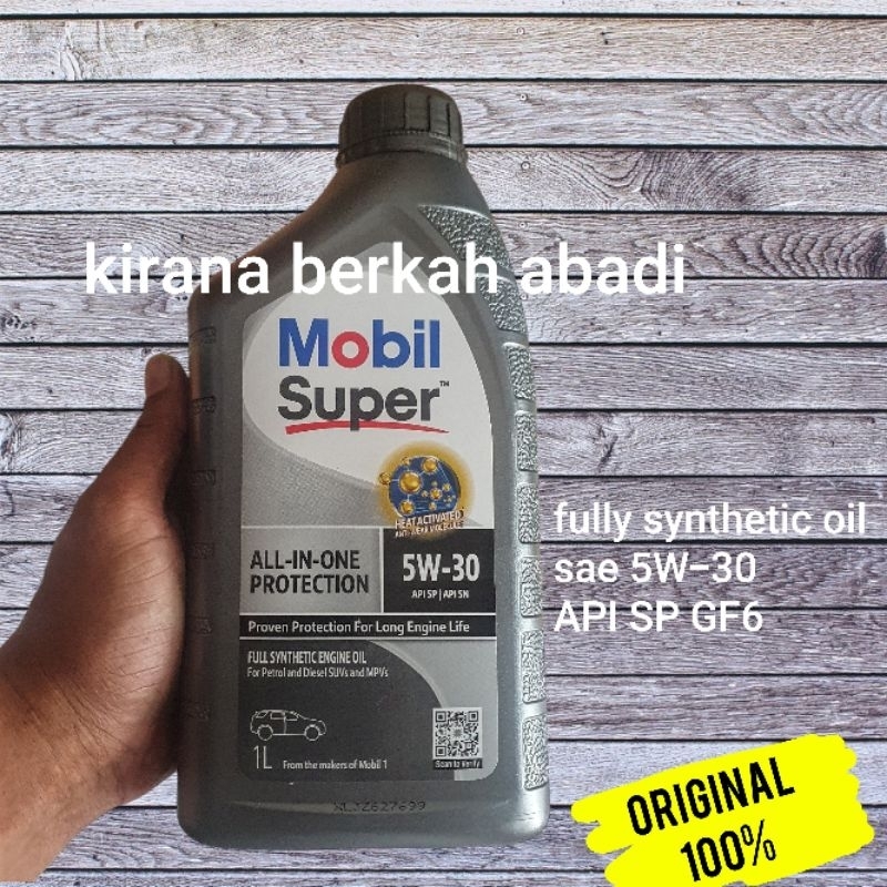 Jual MOBIL SUPER ALL IN ONE PROTECTION 5W30 API SP KEMASAN 1 LITER ...