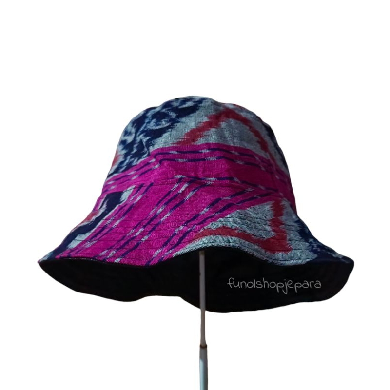 Jual Bucket Hat Topi Tenun Topi Umroh Topi Pantai Lombok Bali Labuan ...