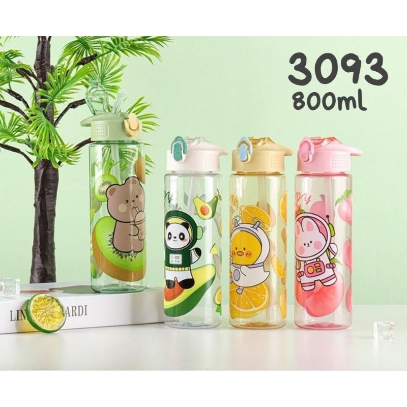 Jual Botol Minum Portable Transparan Animasi Gambar Unik dan Keren ...