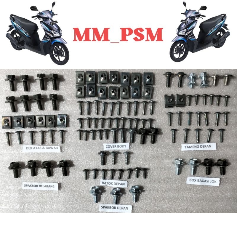 Jual BAUT BODY VARIO 110 CW KARBU LAMA KOMPLITE SET VARIO AGNES BAUT ...