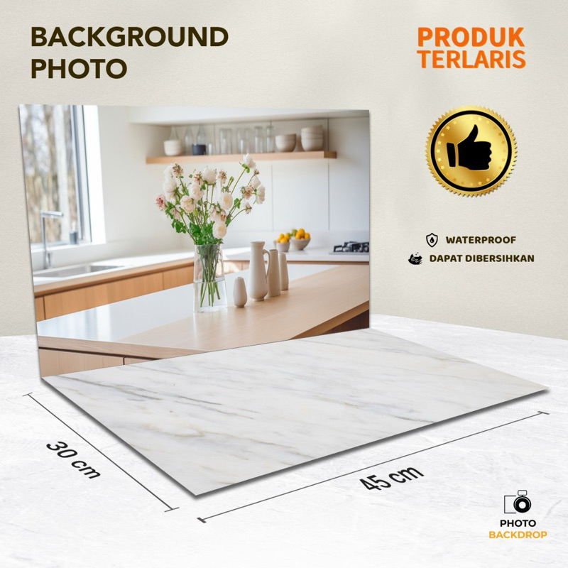 Jual Alas Foto Lipat 3D Background Foto Produk Lipat Motif Bunga dan ...