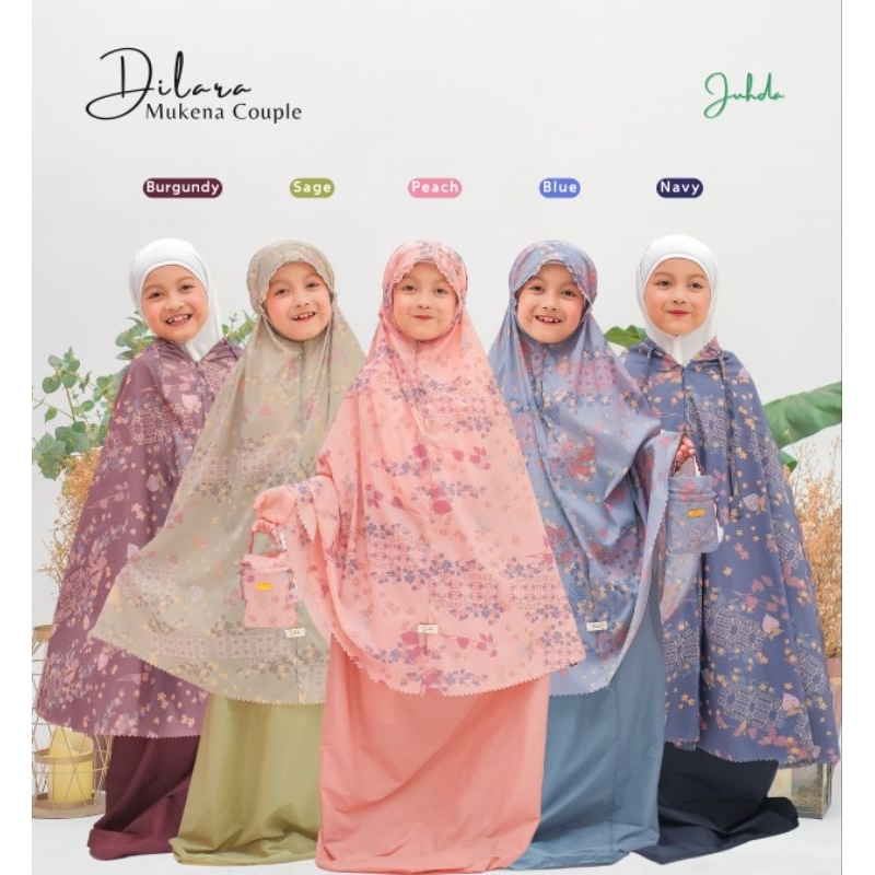Jual Mukena Travel Anak Dhila 2in1 (7-12 Tahun) | Shopee Indonesia