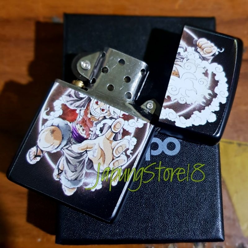 Jual Korek api zippo one piece Luffy Gear 5 zippo custom anime one ...