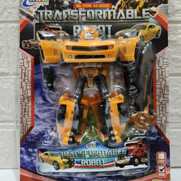 Jual KF7 BRON Mainan Anak Robot Transformasi Transformer Robot Bisa ...