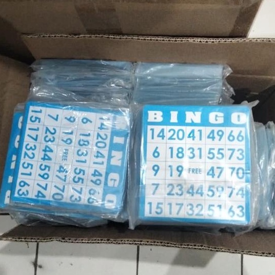 Jual Bingo Card Kartu Bingo 5 pcs | Shopee Indonesia