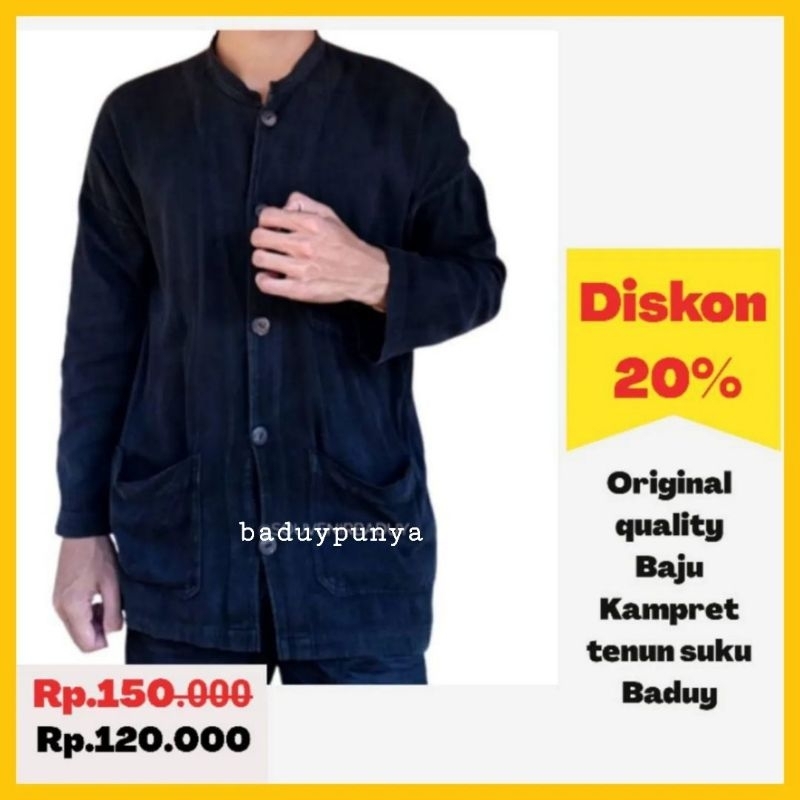Jual baju koko pangsi has suku sunda baduy dalam original terbuat dari ...