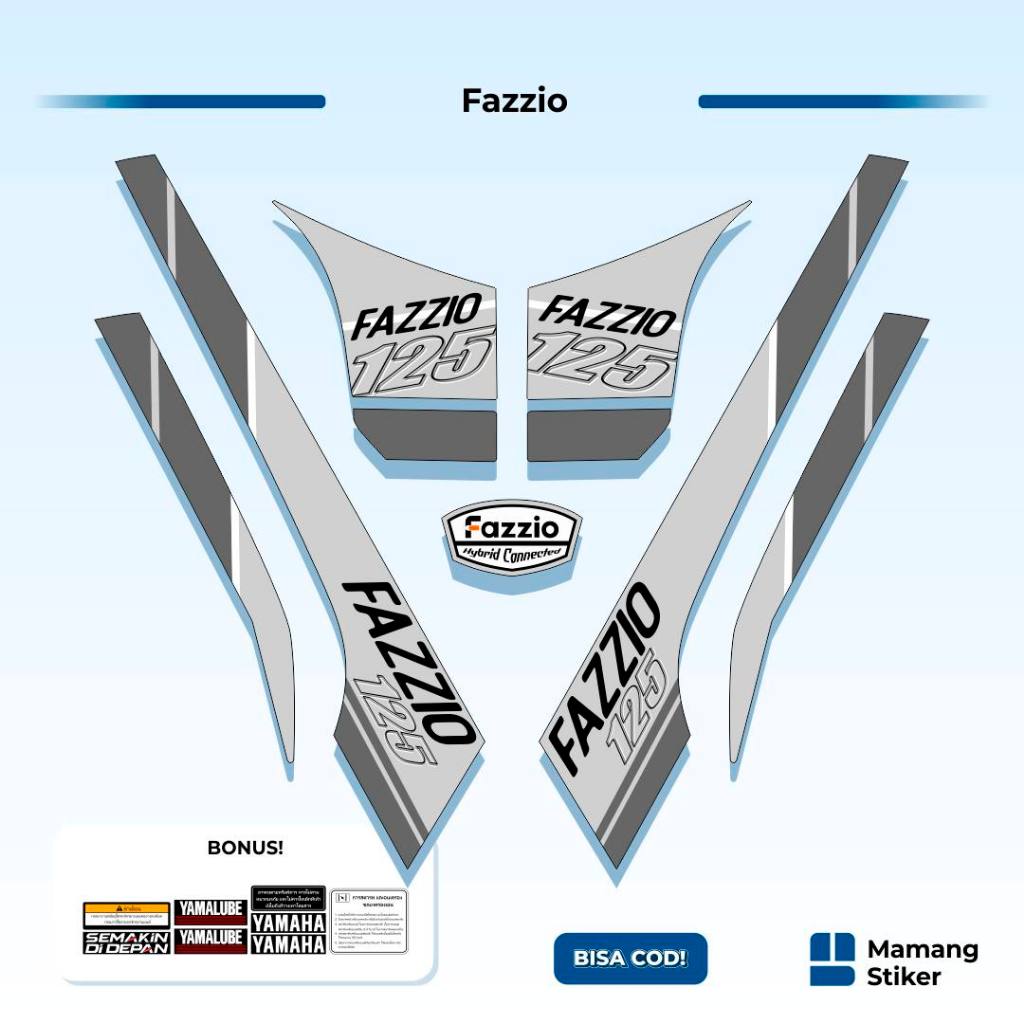 Jual Striping Fazzio Variasi (6) Original Custom Fazio Keren 2022 2023 ...