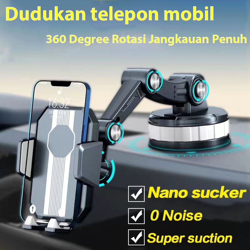 Jual Phone holder mobil Holder hp mobil 360 Degree Rotasi Jangkauan ...