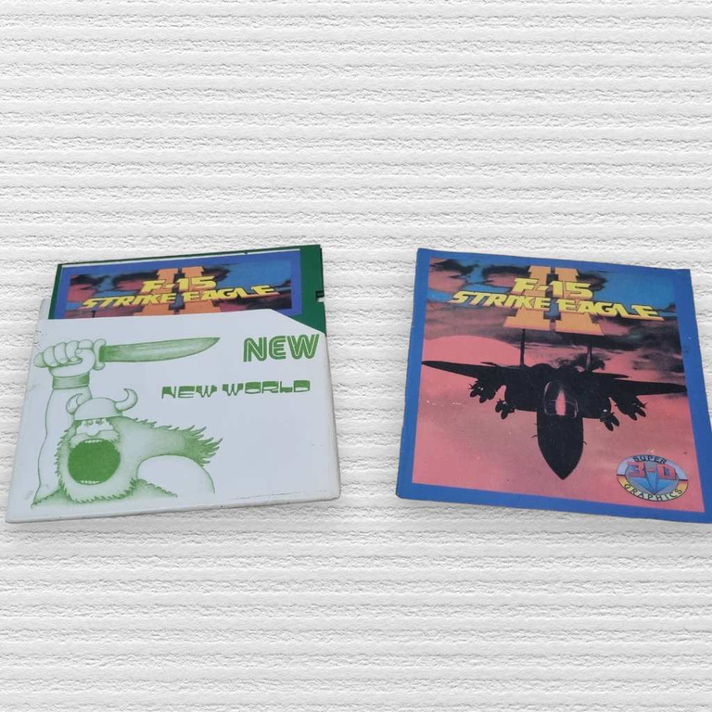 Jual Game F-15 Strike Eagle | 2 Disk | Floppy Disk 5.25 Disket Besar ...